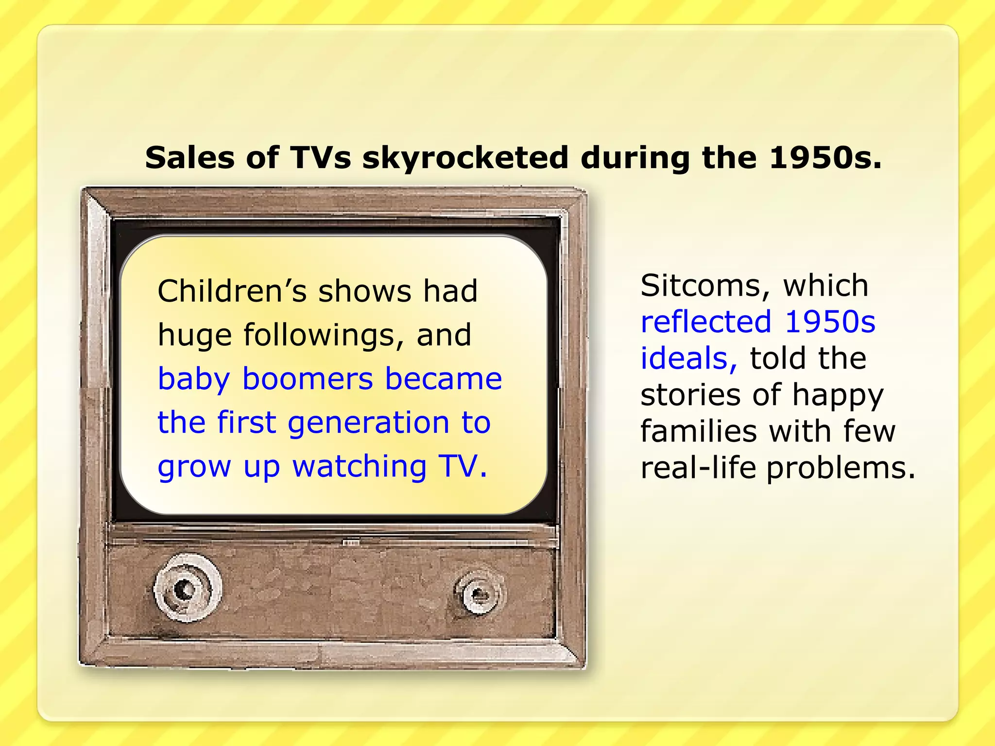 Unit 5 section 2, lesson 2 mass culture and family life-1 | PPT