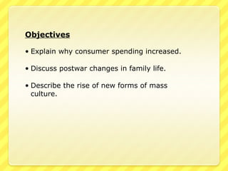 Unit 5 section 2, lesson 2 mass culture and family life-1 | PPT