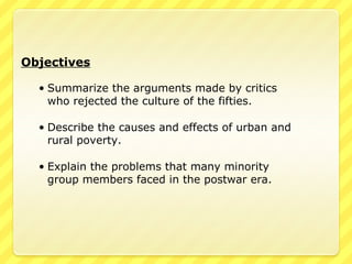 Unit 5 section 2, lesson 3 dissent and discontent | PPT
