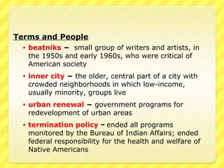 Unit 5 section 2, lesson 3 dissent and discontent | PPT