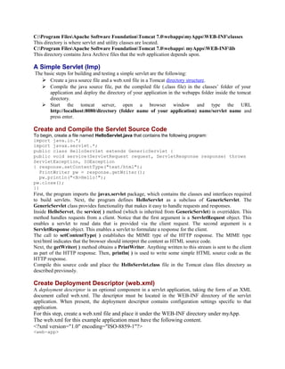 Unit5 servlets | PDF