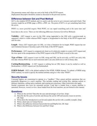 Unit5 servlets | PDF