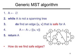 Unit 5 session 2 MinimumSpanningTrees.ppt
