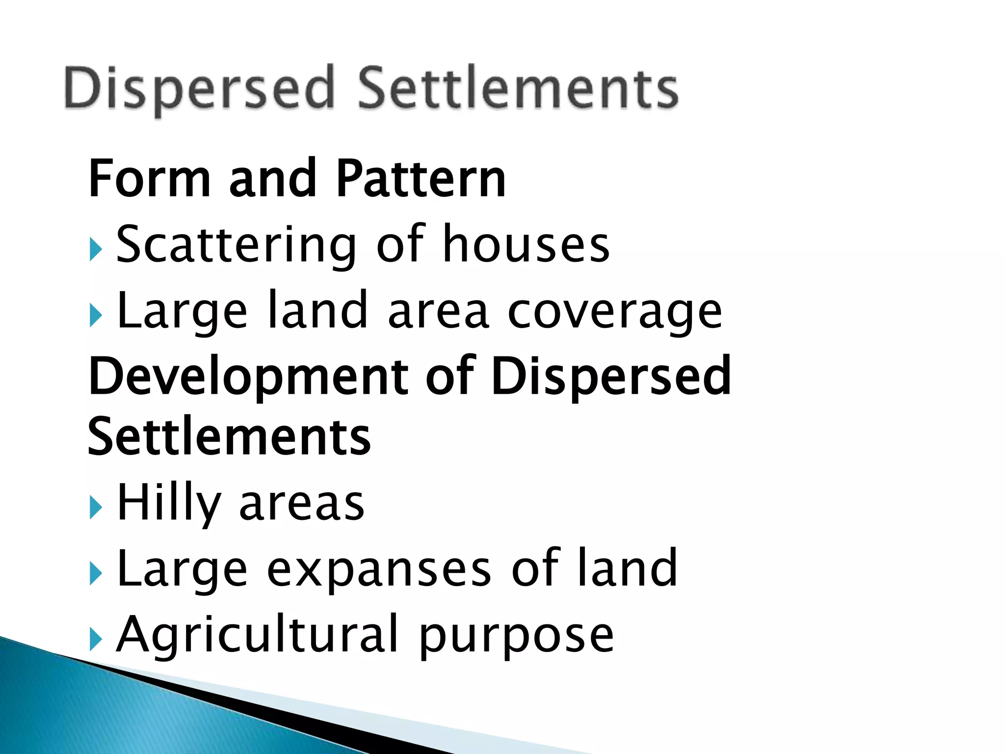 Sec 2 Unit 5 settlement patterns | PPTX