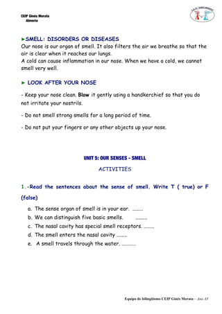 Unit 5 smell | PDF