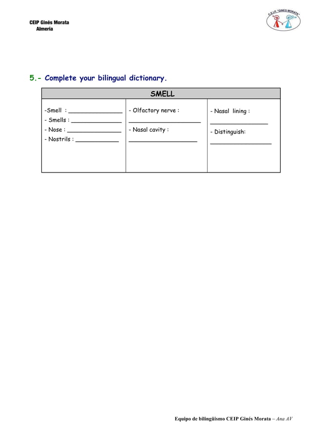 Unit 5 smell | PDF | Ear, Nose and Throat Conditions | Diseases and ...