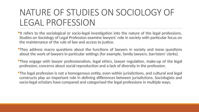 UNIT 5 SOCIOLOGY OF LEGAL PROFESSION.pptx