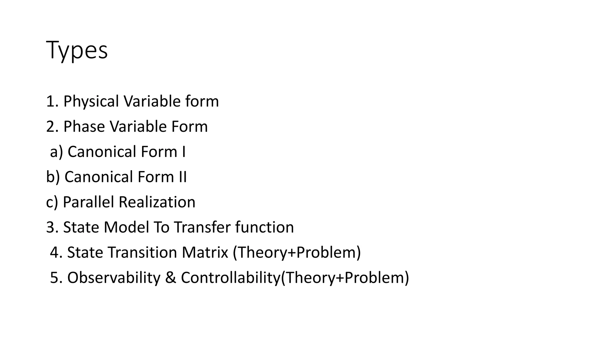 Unit 5 state space analysis | PPTX