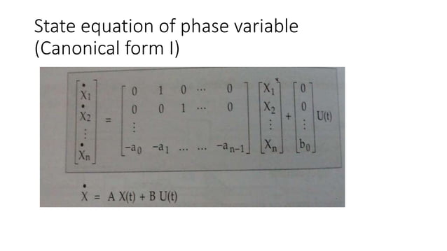 Unit 5 state space analysis | PPTX | Physics | Science