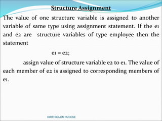 Unit 5 structure and unions | PPT