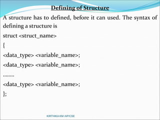 Unit 5 structure and unions | PPT