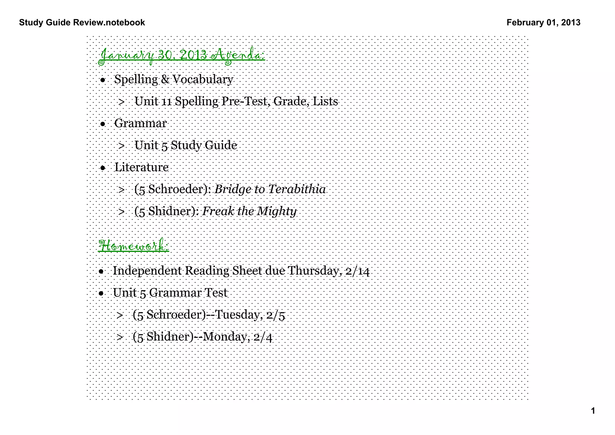 Unit 5 Study Guide | PPT