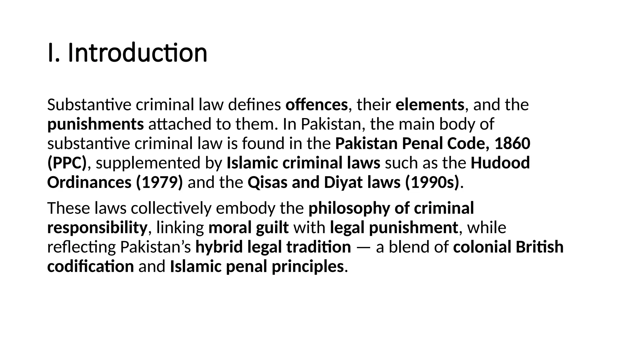 Unit 5 Substantive Criminal Law (PPC & Hudood Laws).pptx