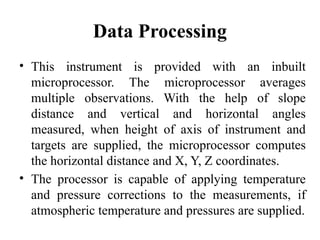 Unit 5 Surveying Modern methods TS GPS | PPTX