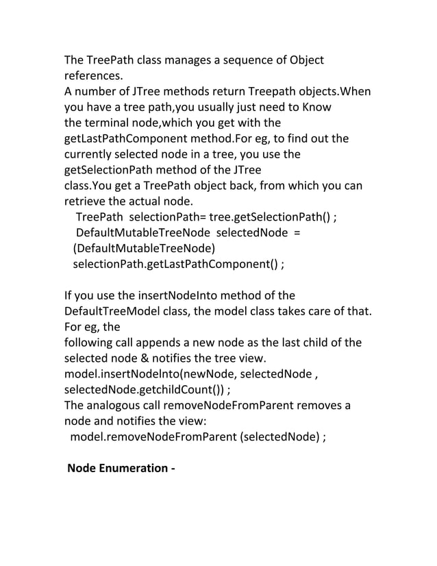Unit 5 swing & TREES | PDF | Programming Languages | Computing