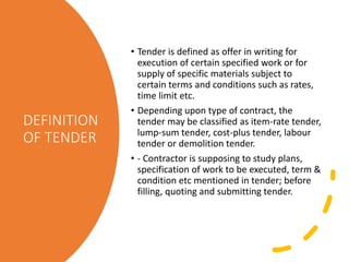 Unit 5 Tendering | PPT