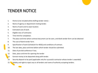 Unit 5 Tendering | PPT