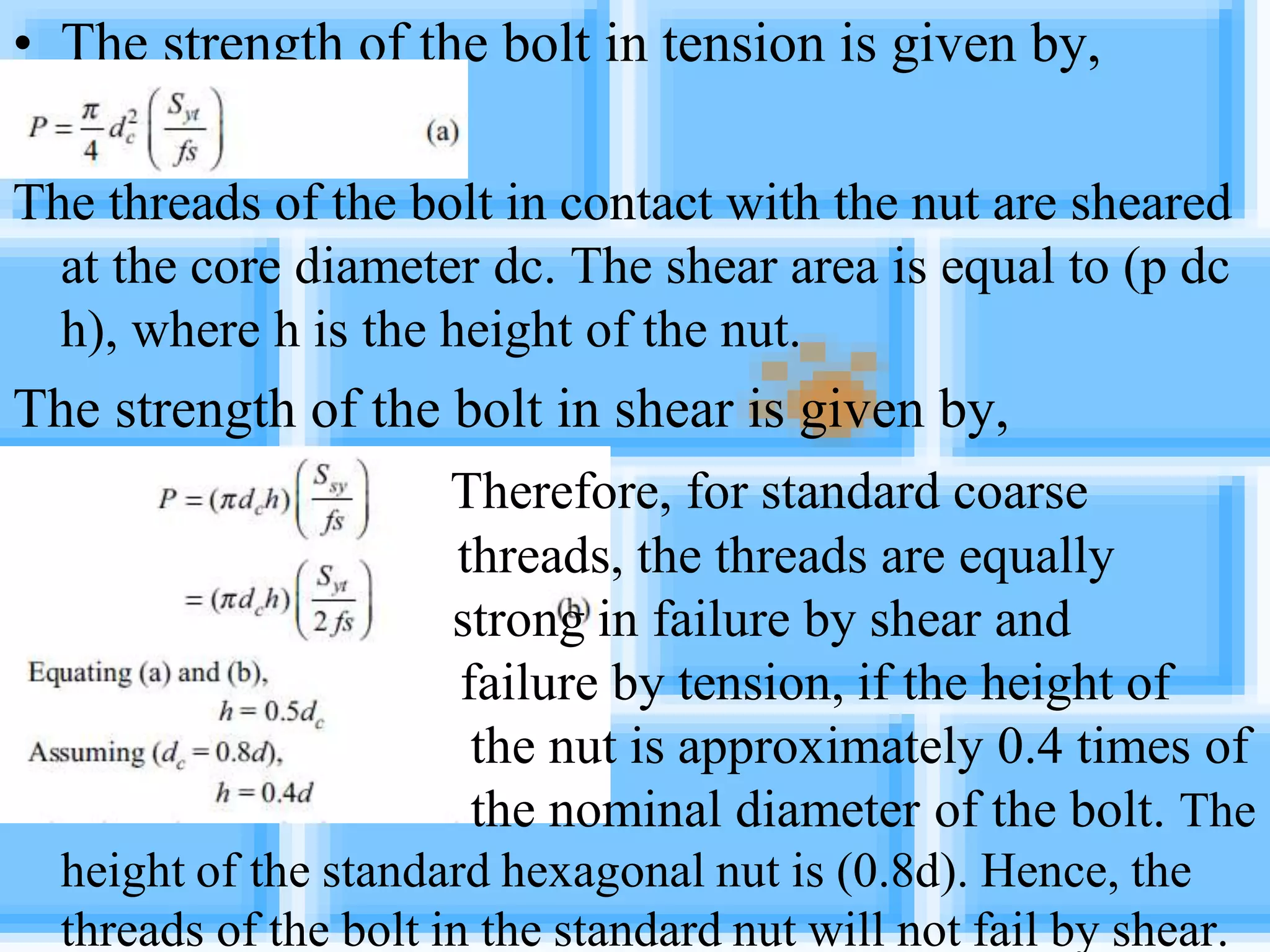 Unit 5 threaded joint | PDF