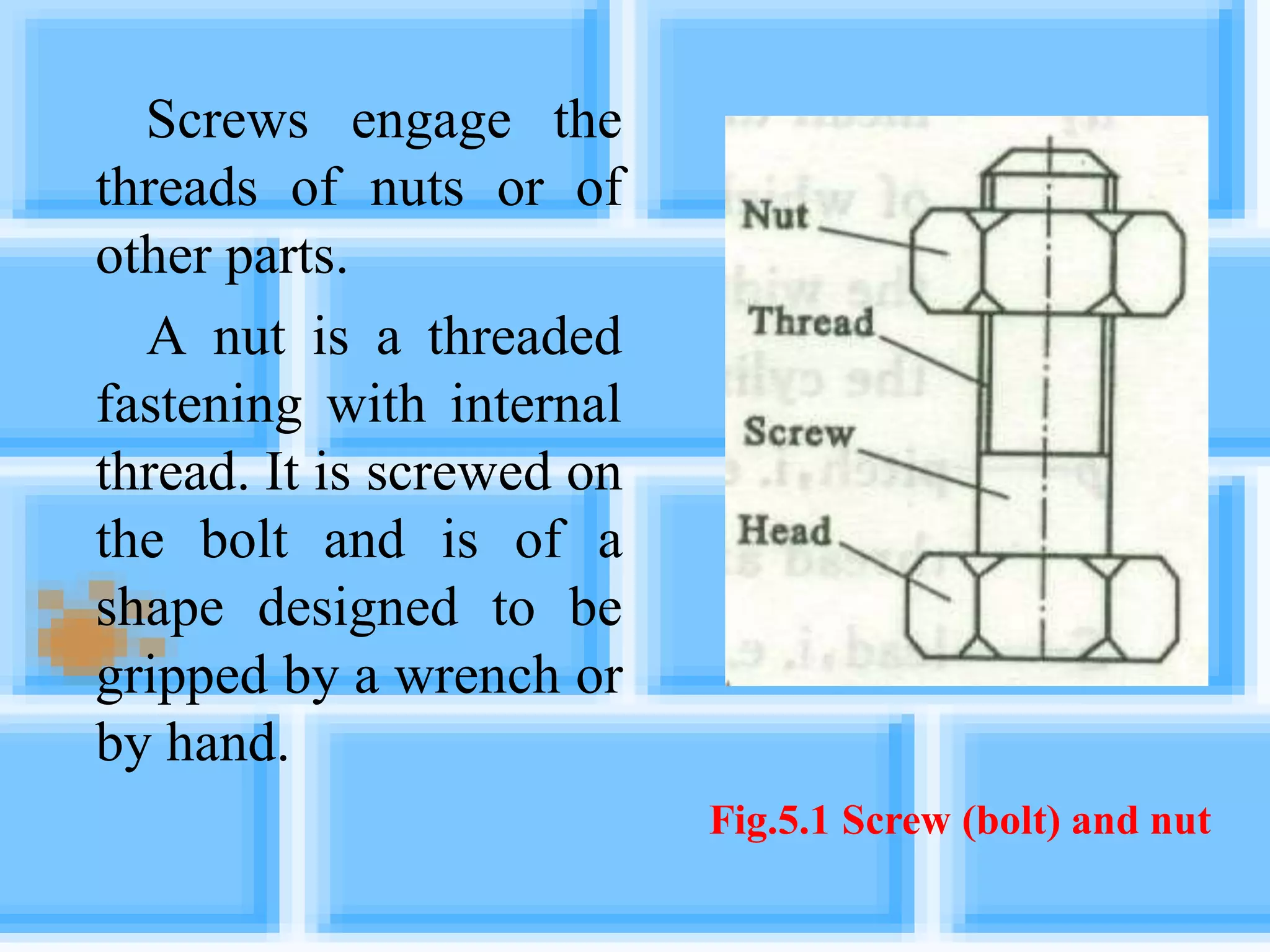 Unit 5 threaded joint | PDF