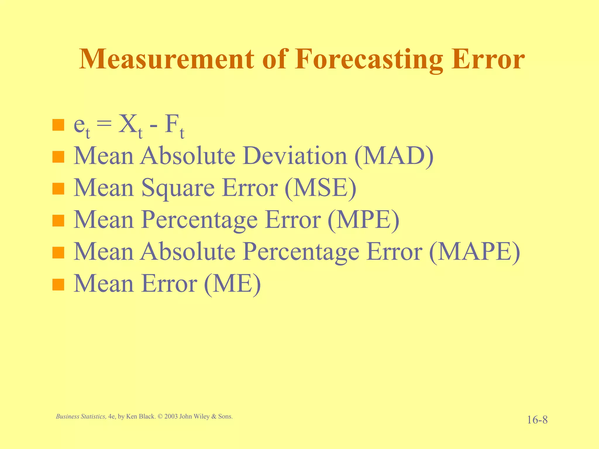 Unit5 Time Series Forecasting & Index Numbers.ppt