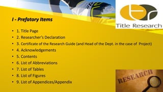 BRM -Dr. TK - Research report | PDF