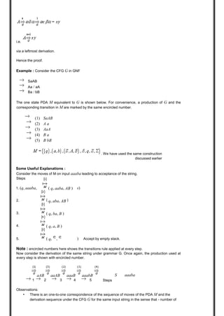 theory of computation notes for school of engineering | PDF