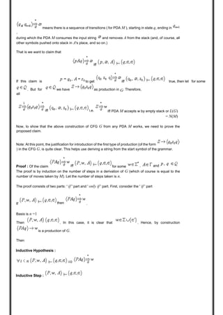 theory of computation notes for school of engineering | PDF