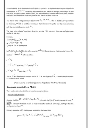 theory of computation notes for school of engineering | PDF