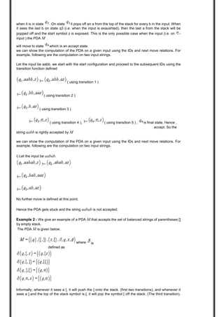 theory of computation notes for school of engineering | DOCX