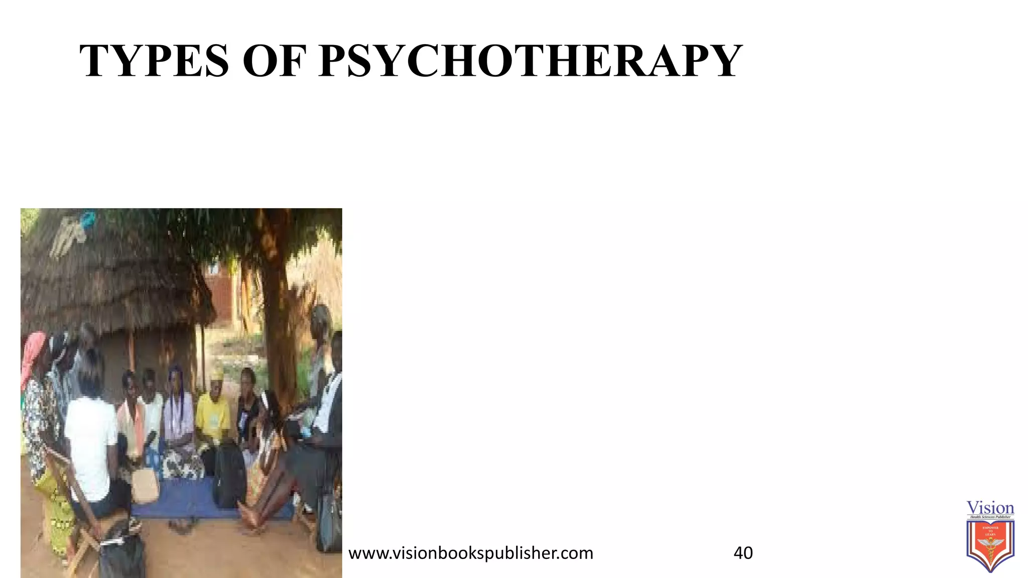 ppt. treatment modalities and therapies used in psychiatric disorders | PDF