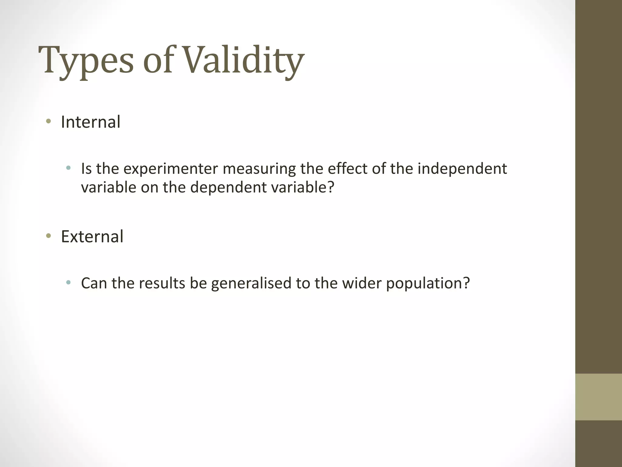 Unit 5 validity and reliability | PPTX