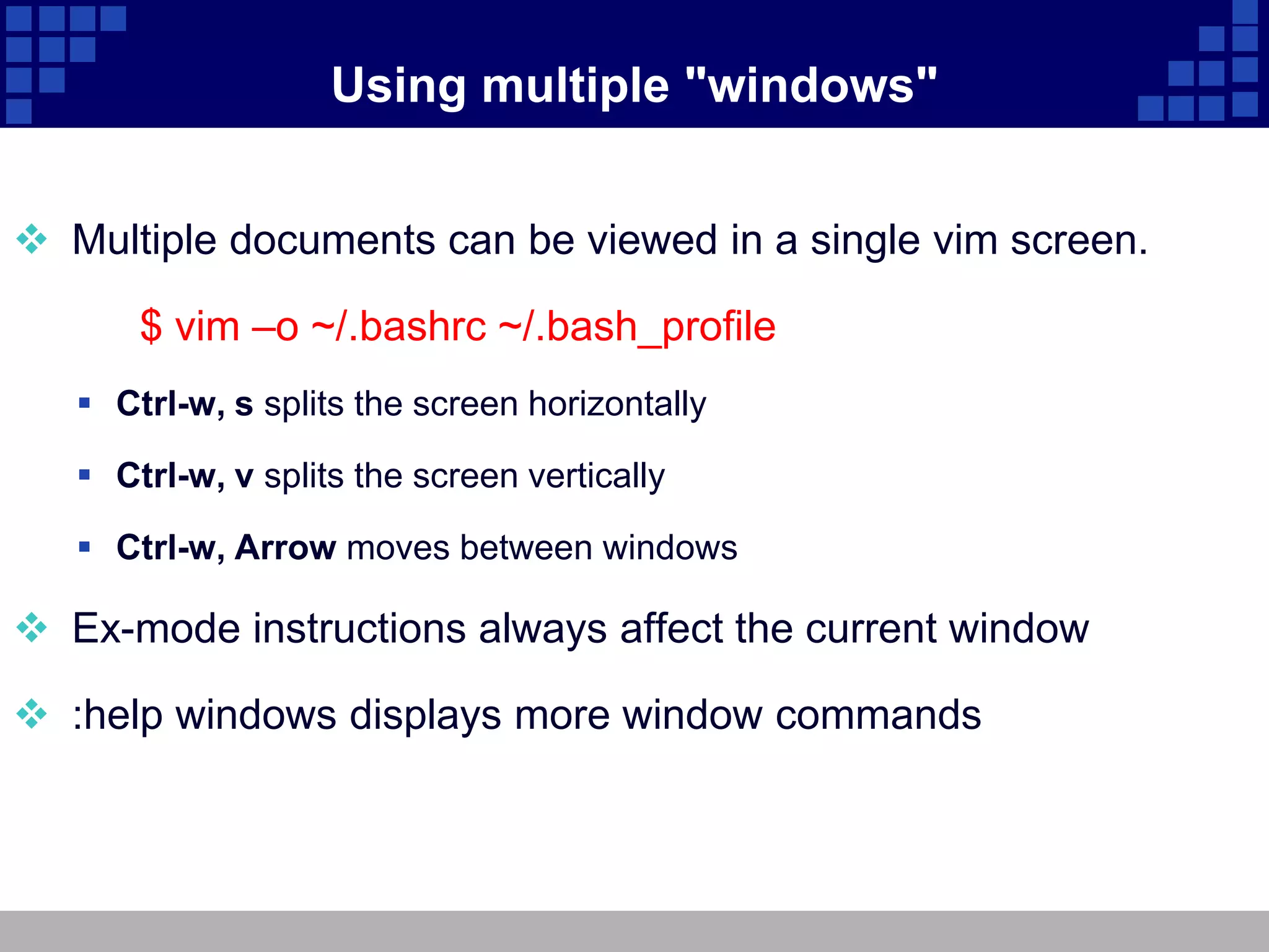 Unit 5 vim an advanced text editor | PDF