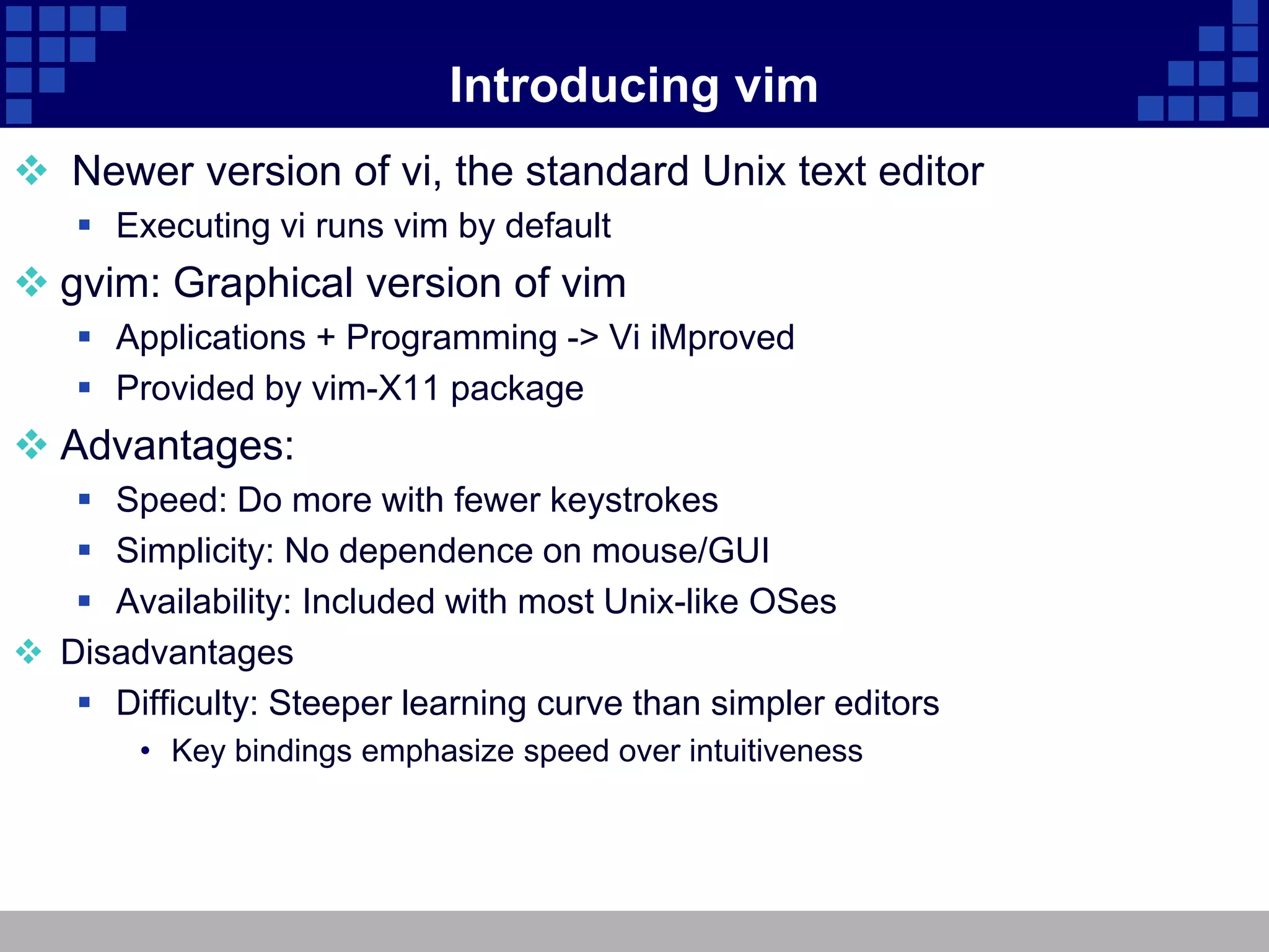 Unit 5 vim an advanced text editor | PDF