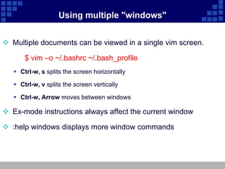Unit 5 vim an advanced text editor | PDF