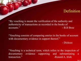 Unit 5 vouching | PPTX
