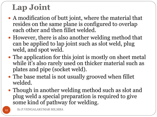 Unit 5 DESIGN OF WELD JOINTS, WELDABILITY AND TESTING OF WELDMENTS | PPSX