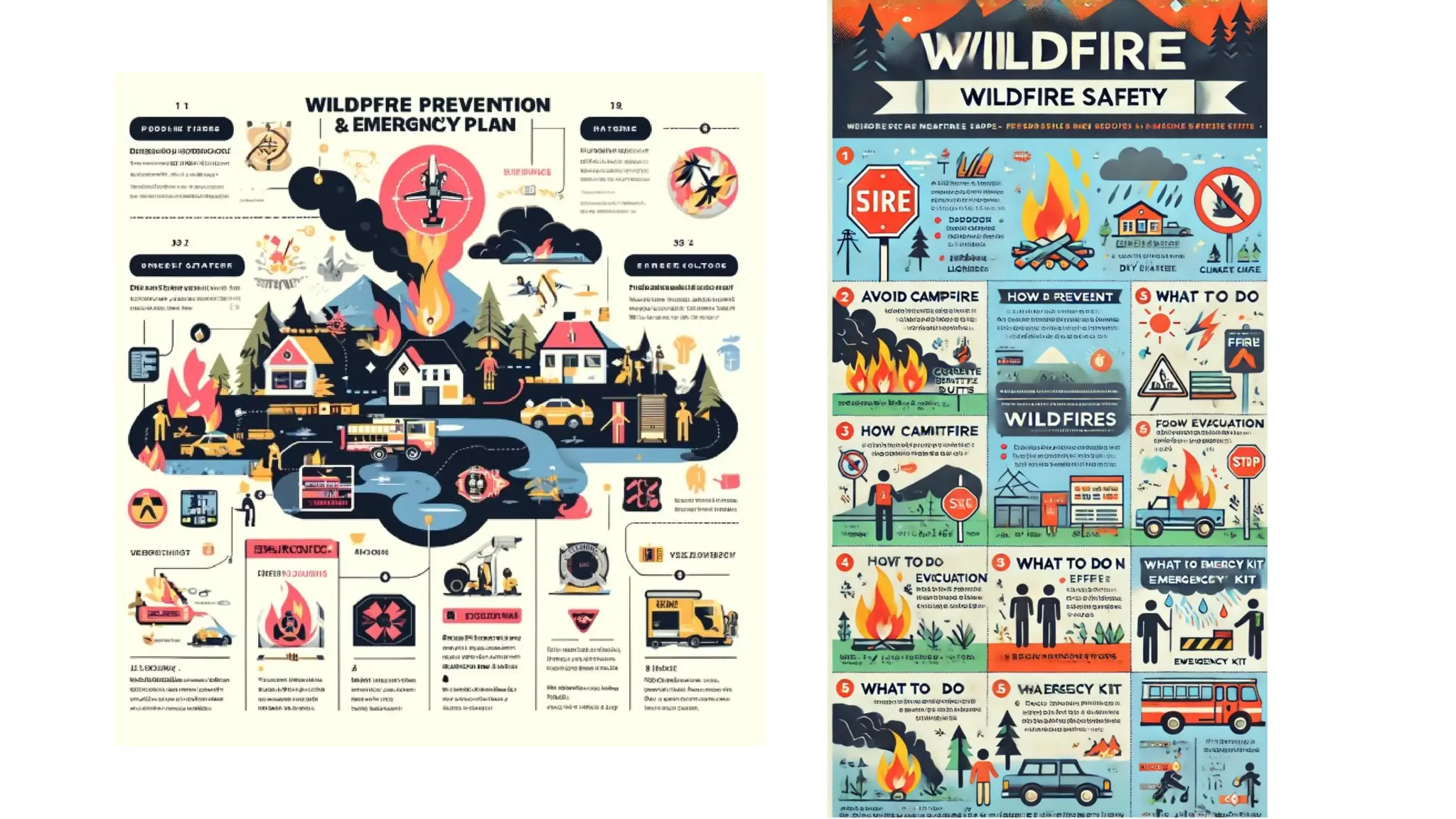 Unit 5 Wildfires: Wildfire project to make an infographic | PPTX
