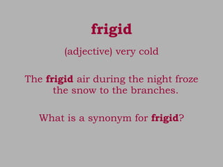 Unit 5, wk 1 vocab | PPT