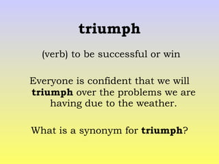 Unit 5, wk 1 vocab | PPT