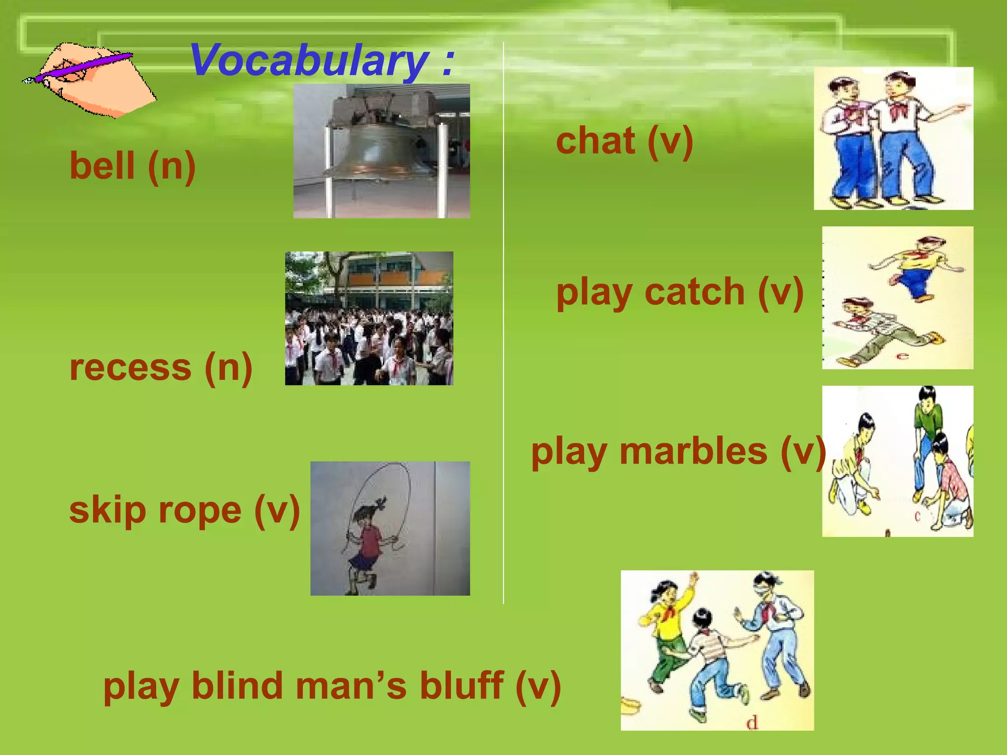 Unit 5 work and play | PPT