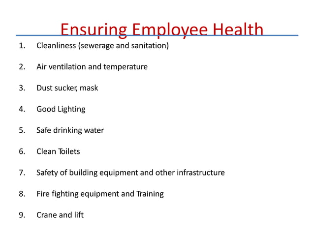 Unit 5 work environment | PPTX