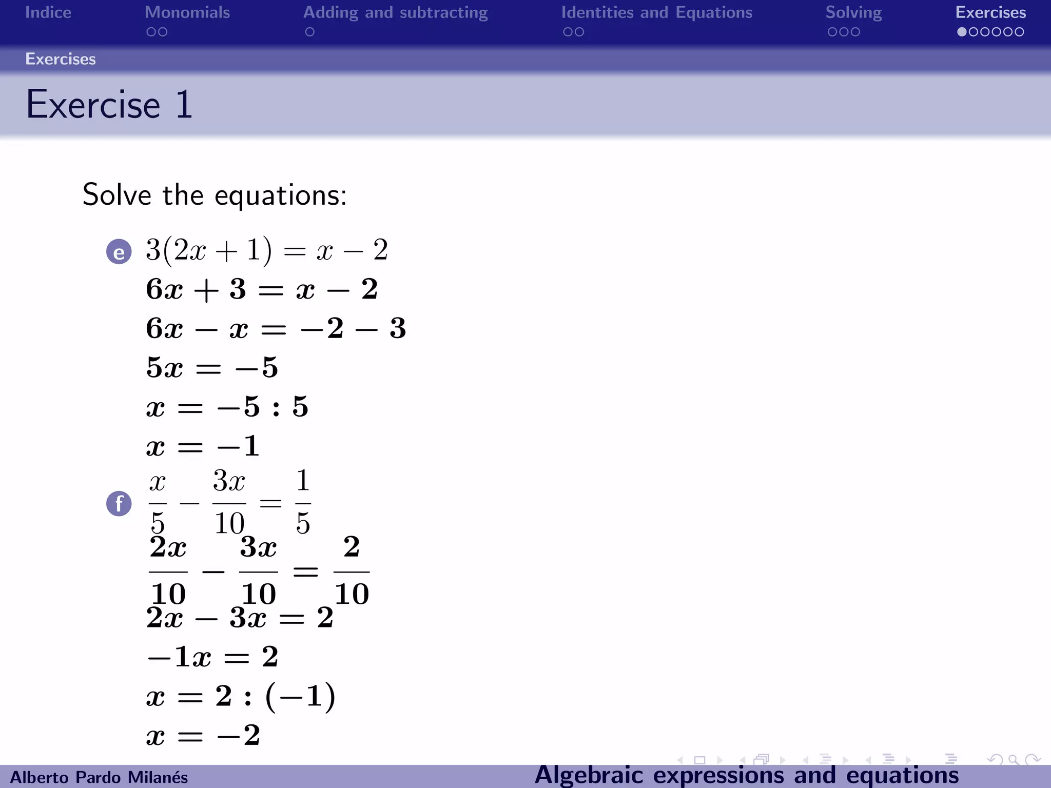 Unit6: Algebraic expressions and equations | PDF