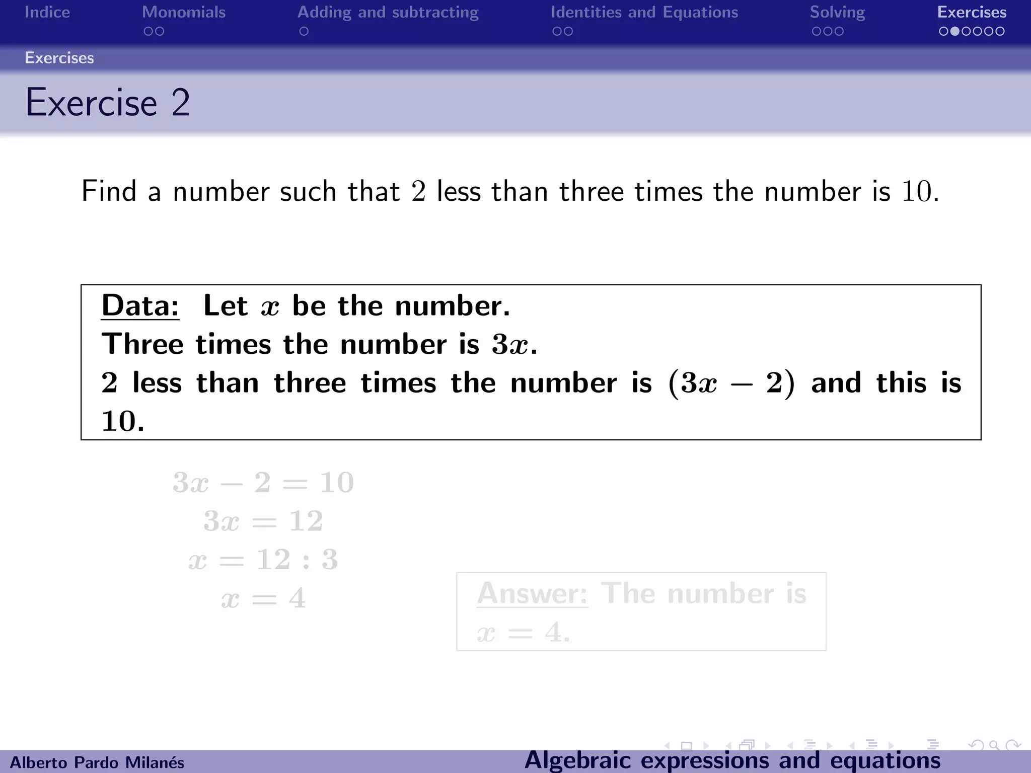 Unit6: Algebraic expressions and equations | PDF