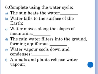 Unit 6. The hydrosphere | PPT