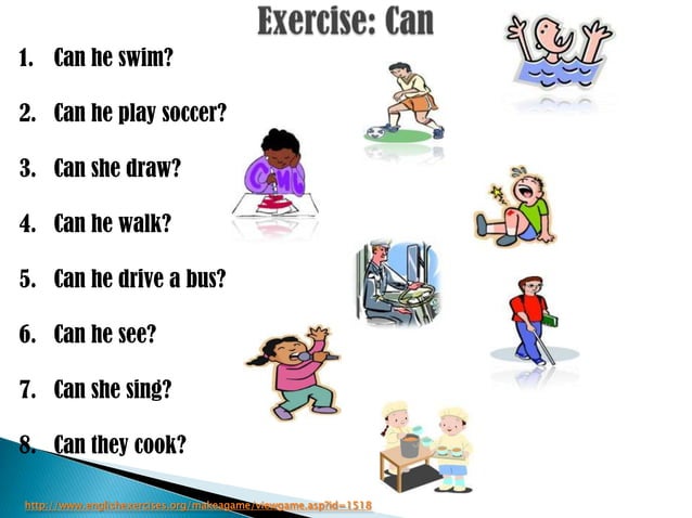 Unit 6: Can/Can't | PPT