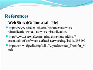 Advance Network Technologies | PPT