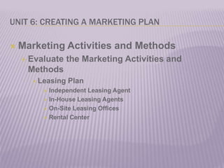 Unit 6 | PPTX | Marketing and Advertising | Business