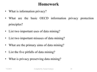 Information Privacy and Data Mining | PPTX