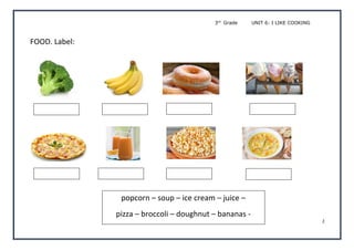 3rd grade UNIT 6 | PPT