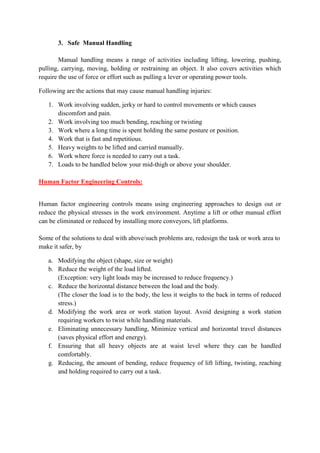 Safety and Training : Material Handling Systems | PDF